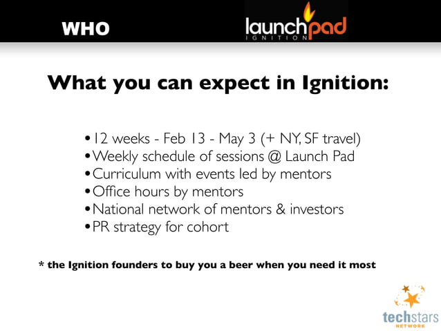 Launch Pad Ignition 2012 | PPT
