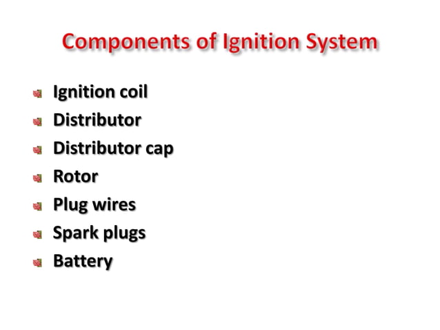 Ignition system by arshed mehmood | PPTX