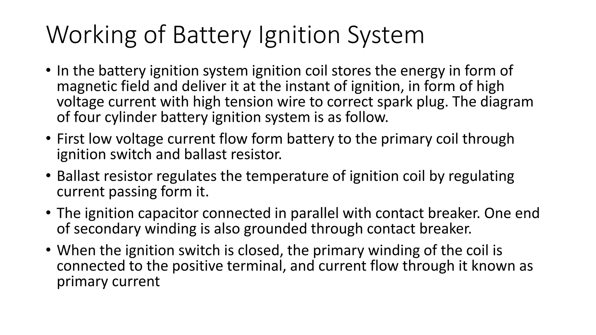 Ignition system | PPTX