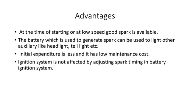 Ignition system | PPT
