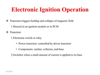 Automotive : Ignition System | PPTX