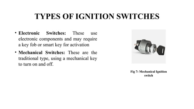 IGNITION SYSTEM in automobile for presentation | PPTX