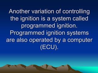 Ignition systems page 11 | PPT | Auto Technology | Automotive