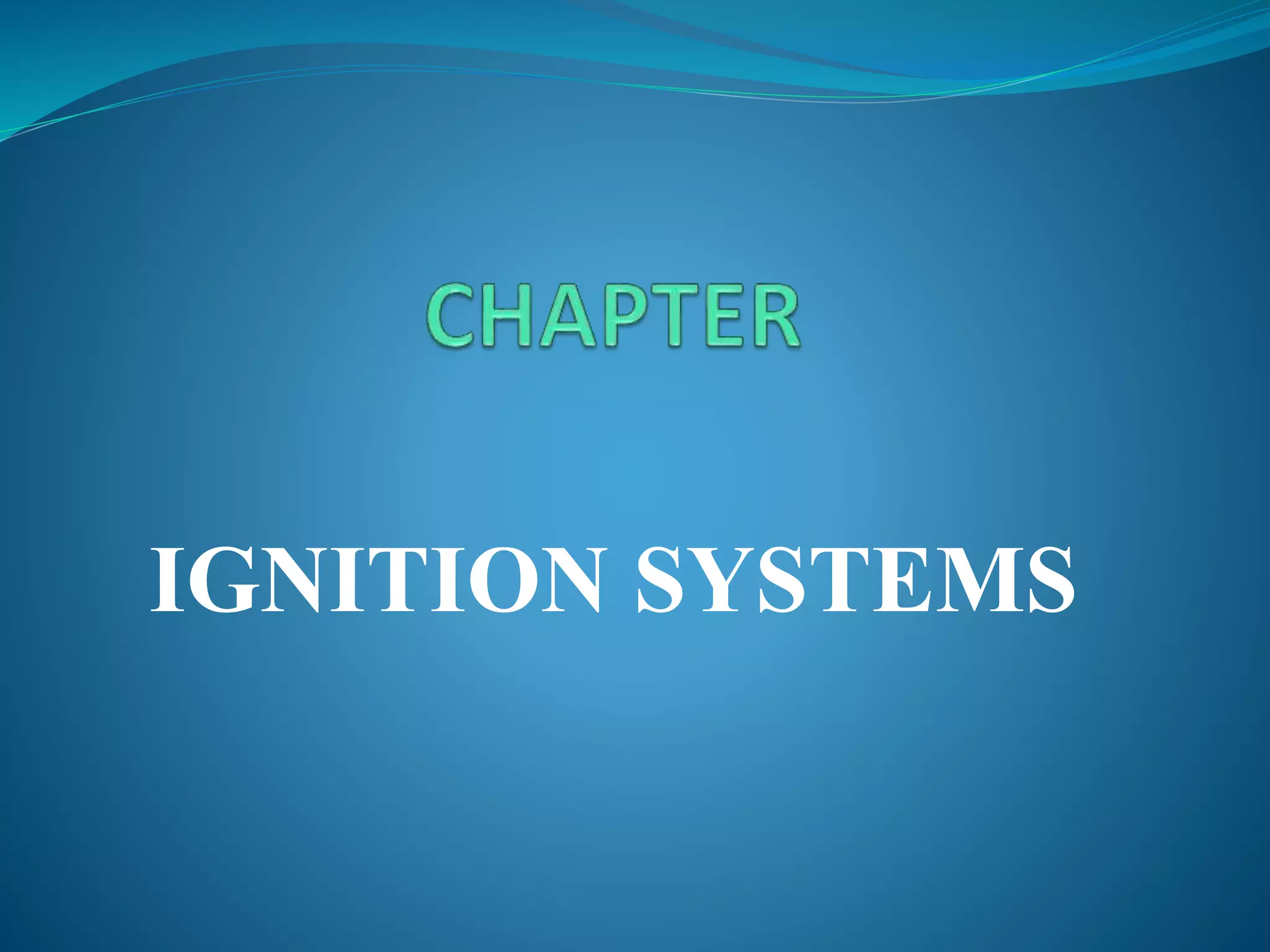 Ignition systems | PPTX