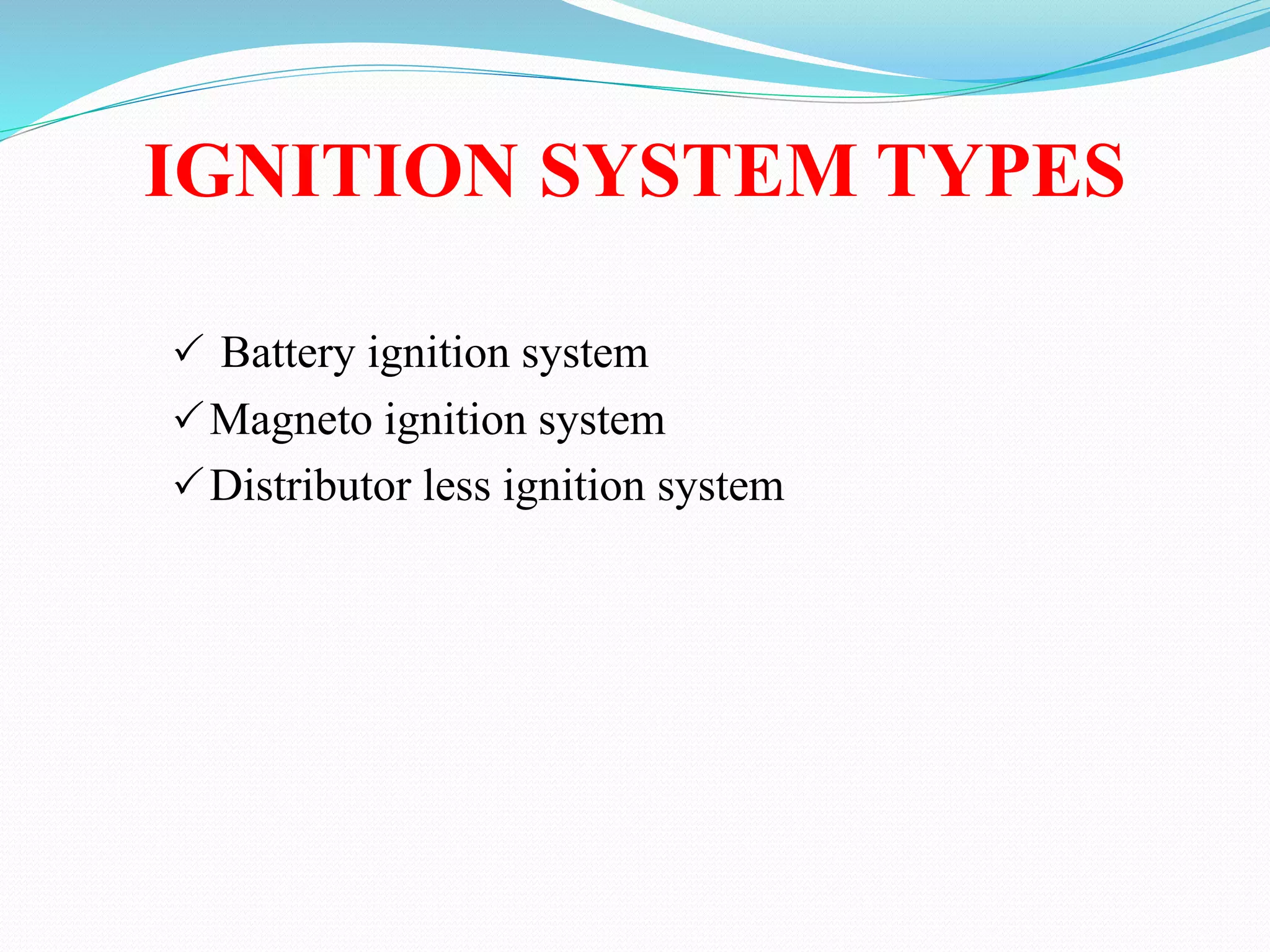 Ignition systems | PPTX