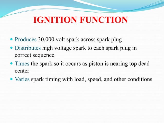 Ignition systems | PPTX