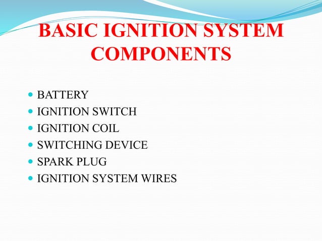 Ignition systems | PPTX