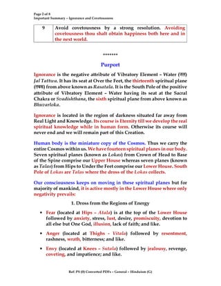 Ignorance and Covetousness | PDF