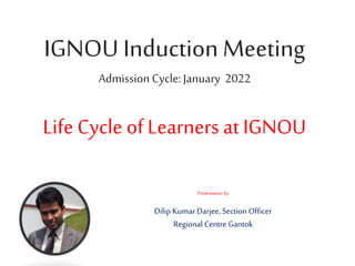 Life cycle of IGNOU leaner | PPT