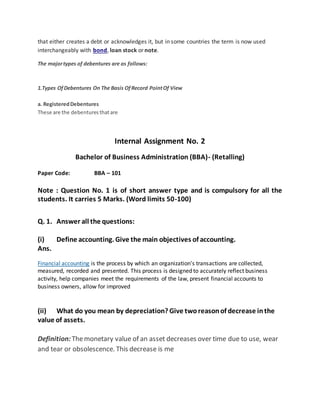 Ignou bba 101 retalling | PDF