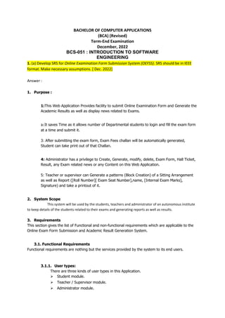 IGNOU BCS-051 Software Engineering December 2022 - Exam Solutions.docx