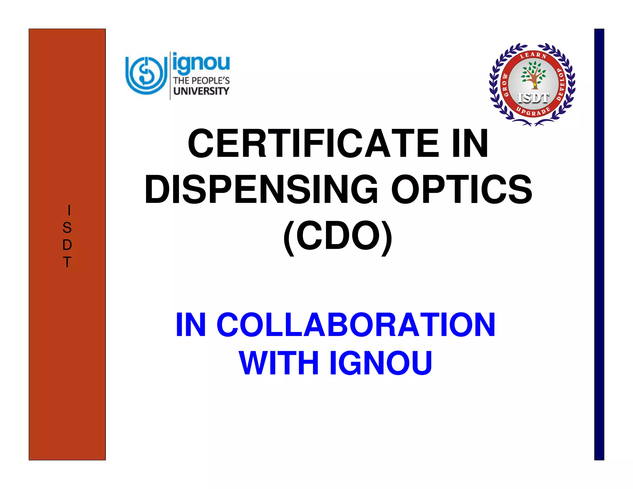 Ignou cdo prospectus with form | PDF