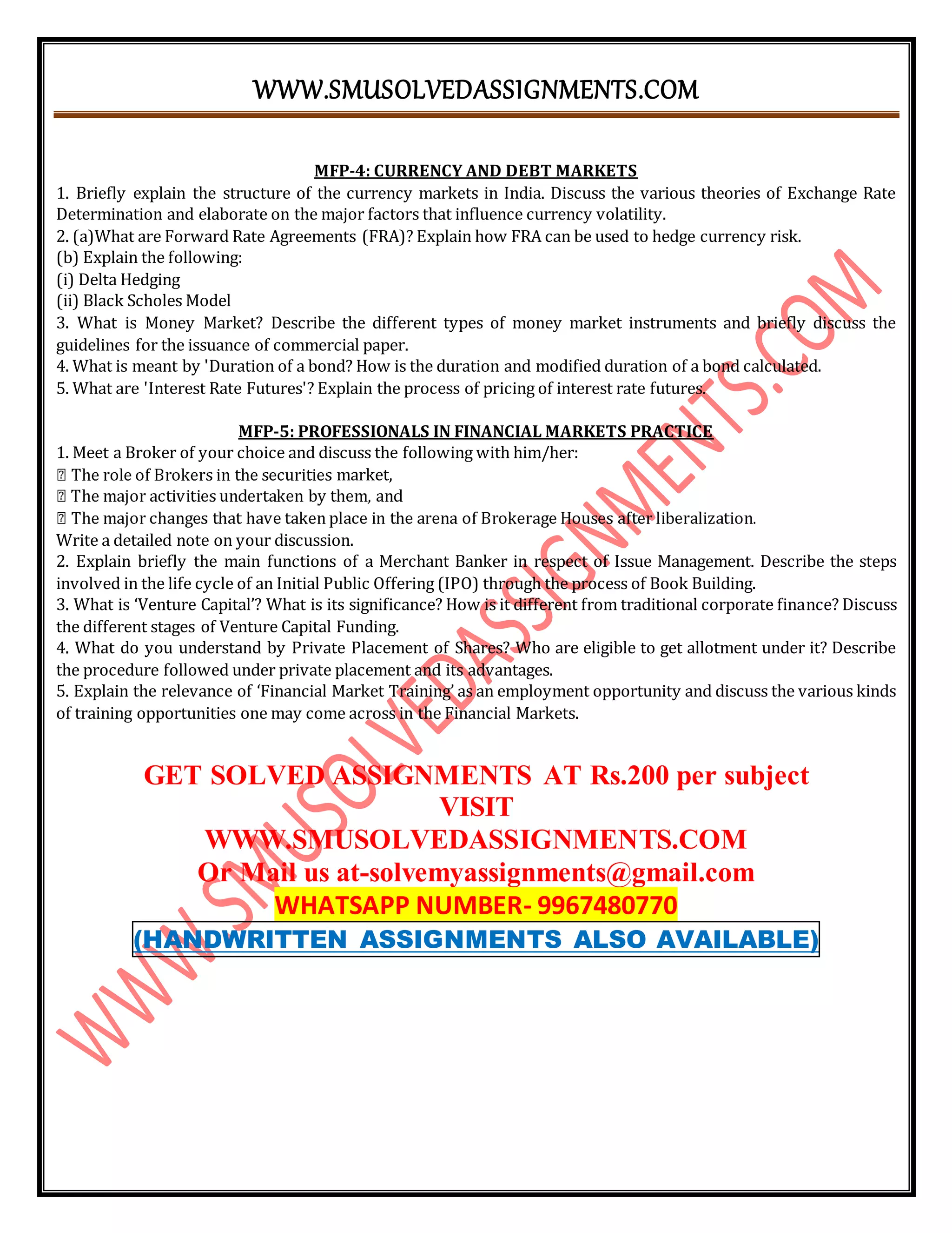 Ignou July-December 2017 solved assignments @ 200 per assignment | PDF