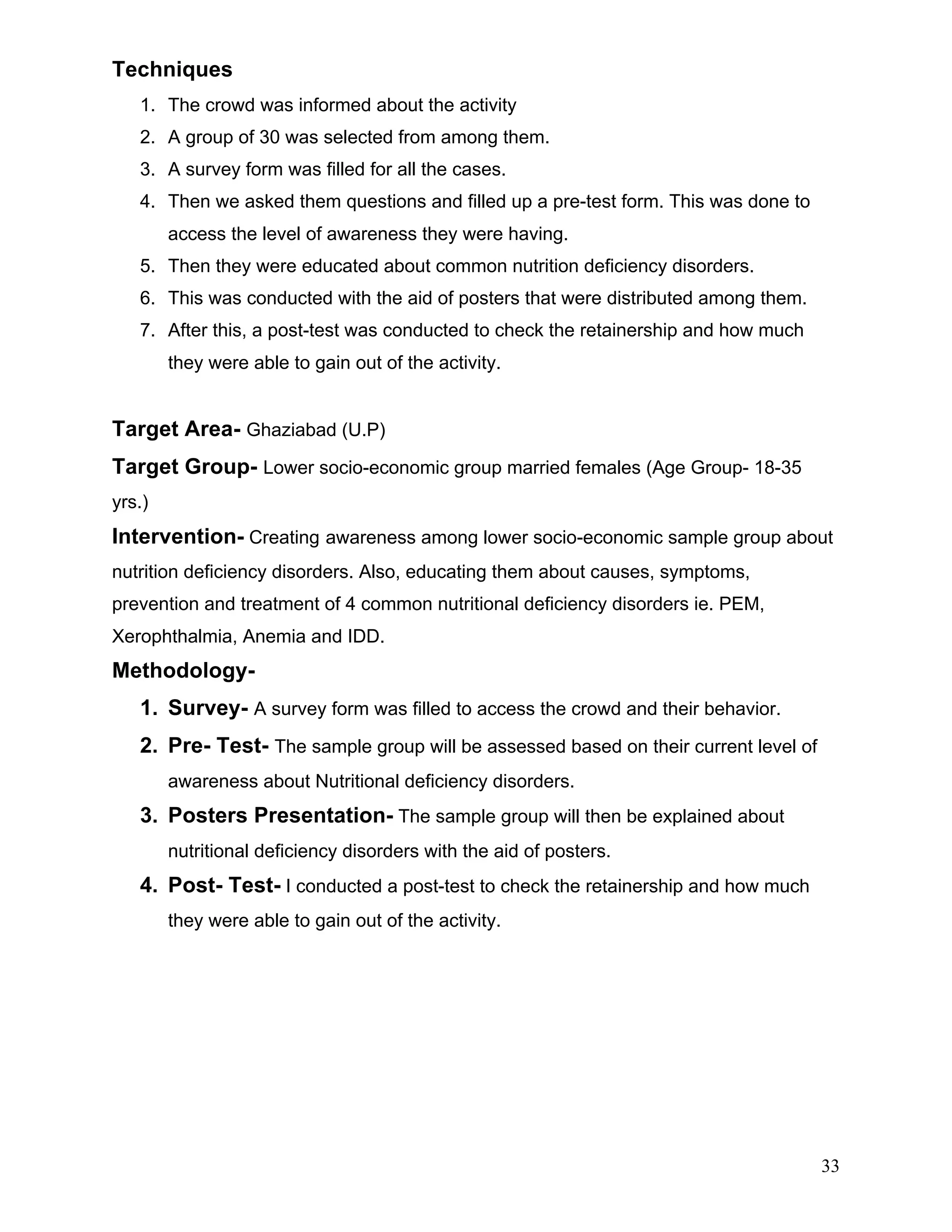 DNHE, IGNOU Solved Project Report by Dr. Ankita Bali | PDF