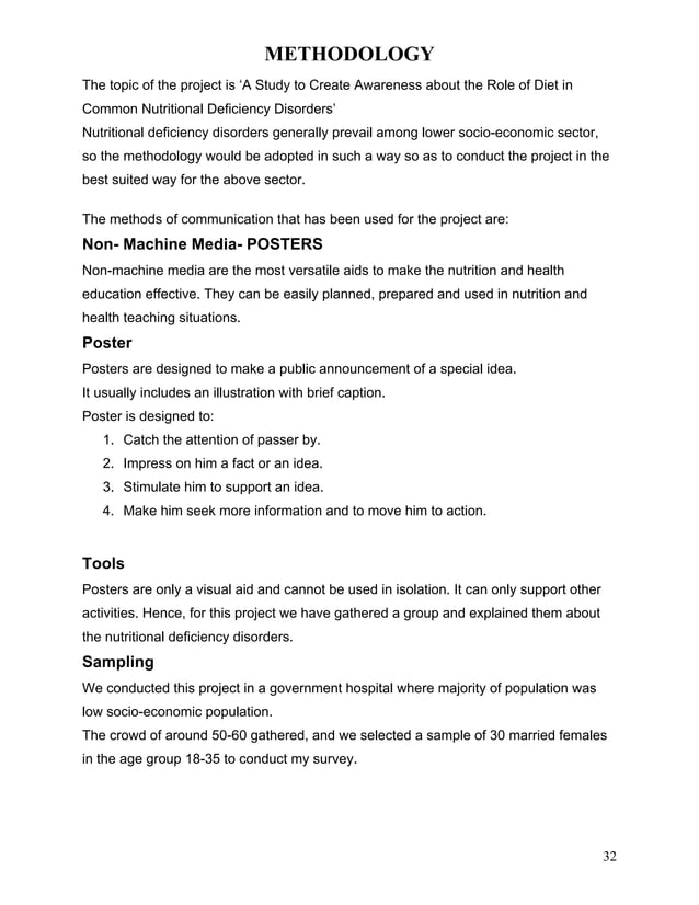 DNHE, IGNOU Solved Project Report by Dr. Ankita Bali | PDF