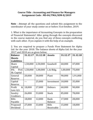 IGNOU SOLVED ASSIGNMENTS 2019 | DOCX