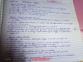 IGNOU PGJMC-03 Quick Handwritten Revision Notes | PPT