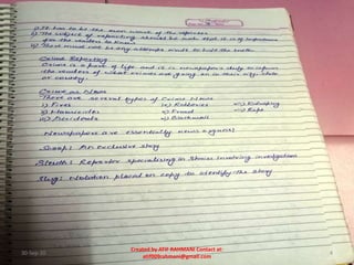 IGNOU PGJMC-03 Quick Handwritten Revision Notes | PPTX