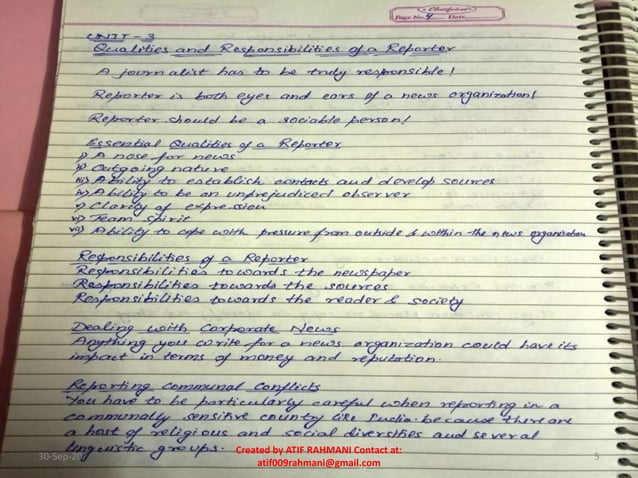 IGNOU PGJMC-03 Quick Handwritten Revision Notes | PPT