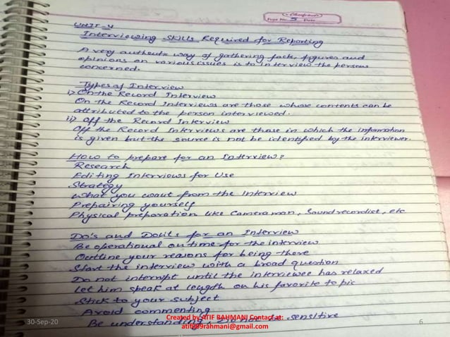 IGNOU PGJMC-03 Quick Handwritten Revision Notes | PPT