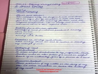 IGNOU PGJMC-03 Quick Handwritten Revision Notes | PPTX