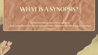 IGNOU Project and Synopsis.pdf.......... | PDF