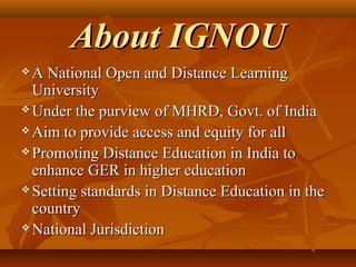 Ignou value addition courses for employment skills, S.Kishore | PPT