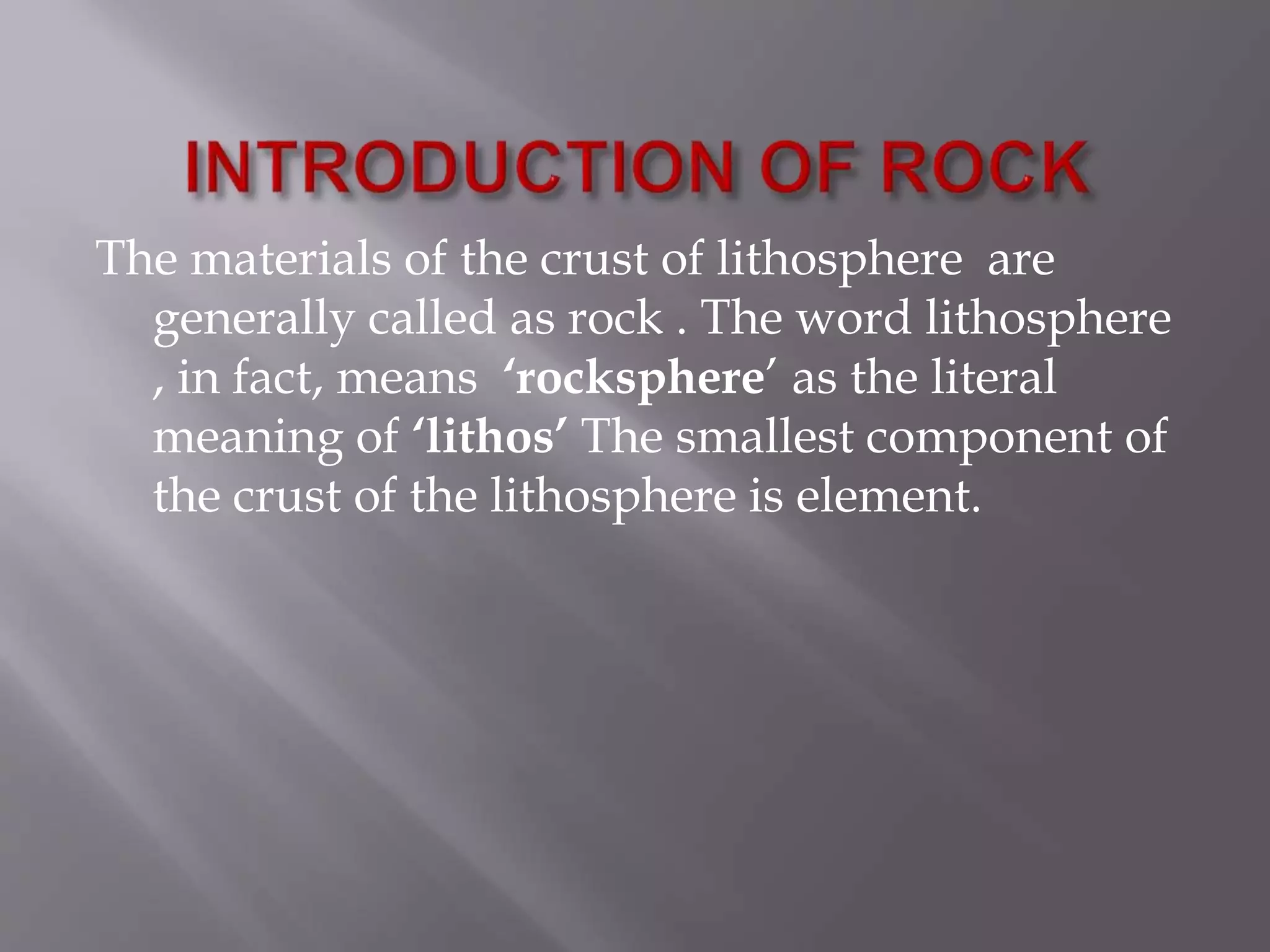 Formation of rocks and types | PPTX