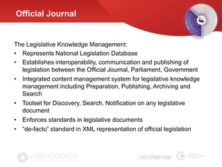 [2011] Integrated Legislation Information Management System - Igor ...