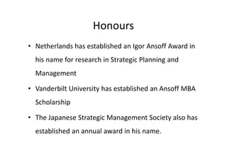 Igor Ansoff | PDF