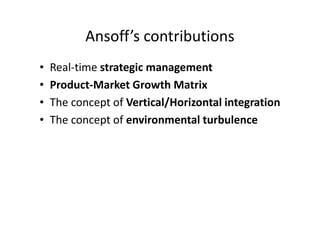 Igor Ansoff | PDF