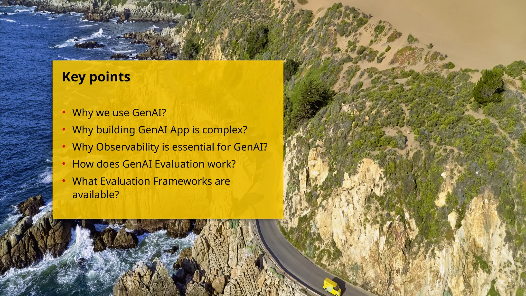 [DSC DACH 24] Evalution and Observability of Gen AI application - Igor Nikolaienko | PPTX