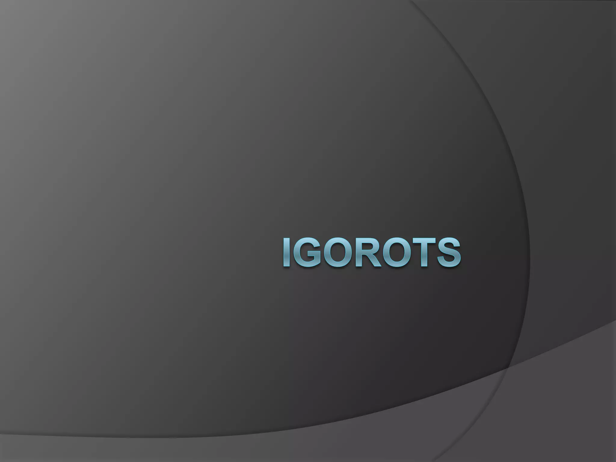Igorots | PPTX