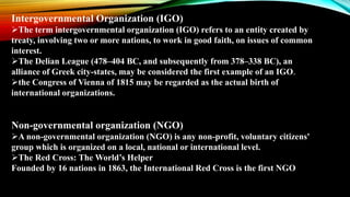 IGOs, NGOs | PPTX