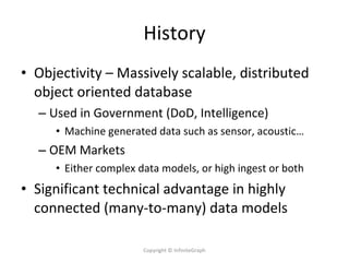 Webinar: An Introduction to InfiniteGraph, and Connecting the Dots in Big Data. | PPT