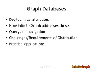 Meetup: An Introduction to InfiniteGraph, and Connecting the Dots in Big Data. | PPT