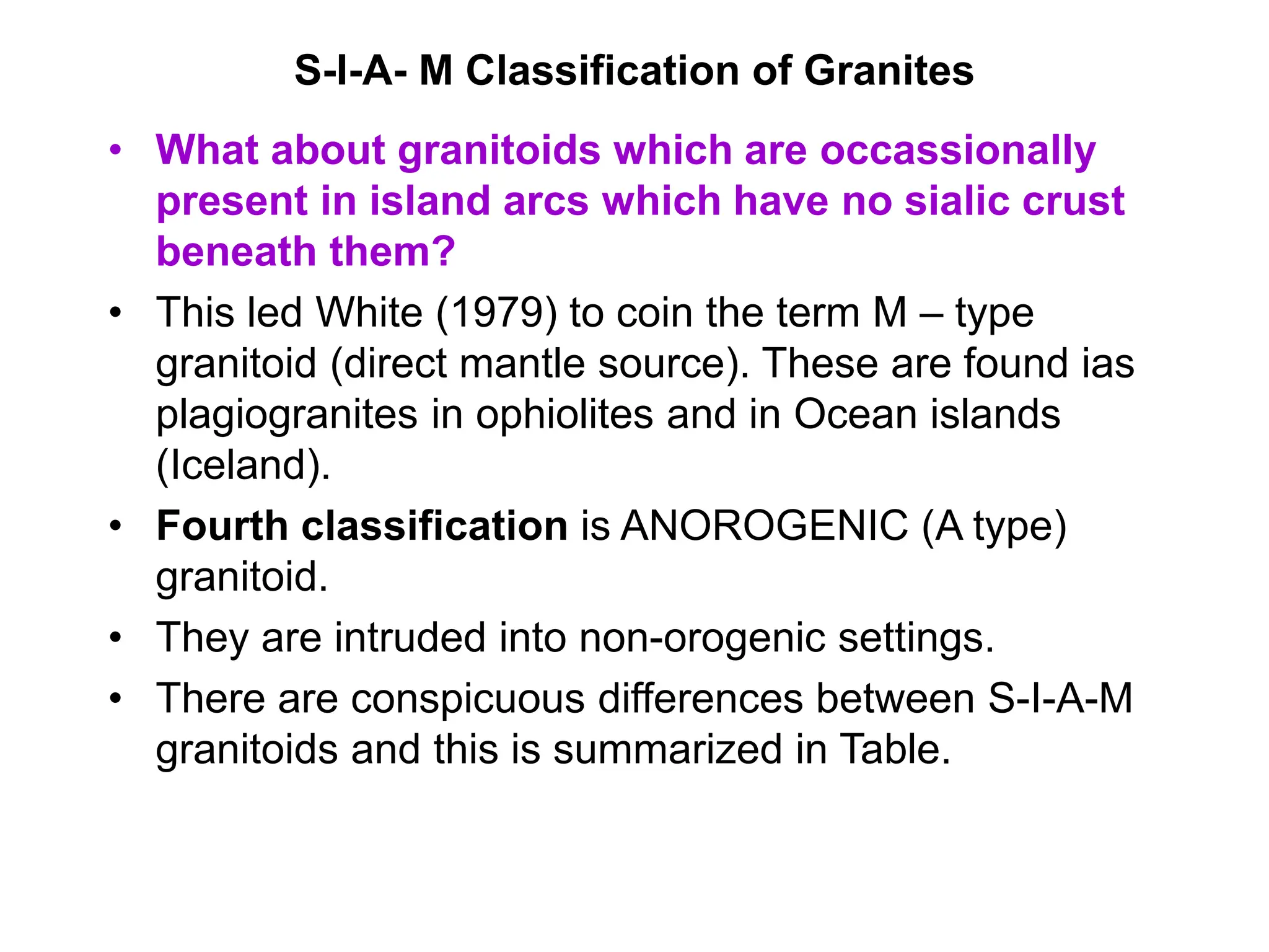 IGPET LECTURE 10 GRANITES.ppt