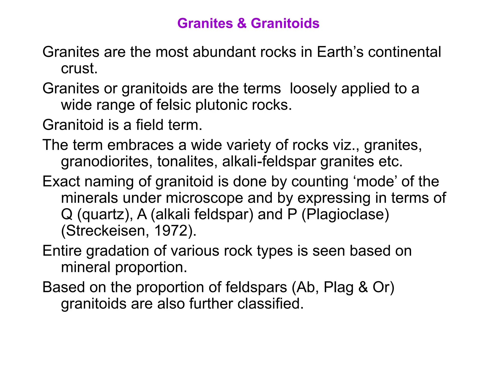 IGPET LECTURE 10 GRANITES.ppt