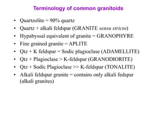 IGPET LECTURE 10 GRANITES.ppt | Geology | Science