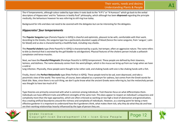 IGP Sample Trainers Notes - Managing Personalities | PDF