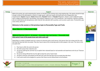 IGP Sample Trainers Notes - Managing Personalities | PDF