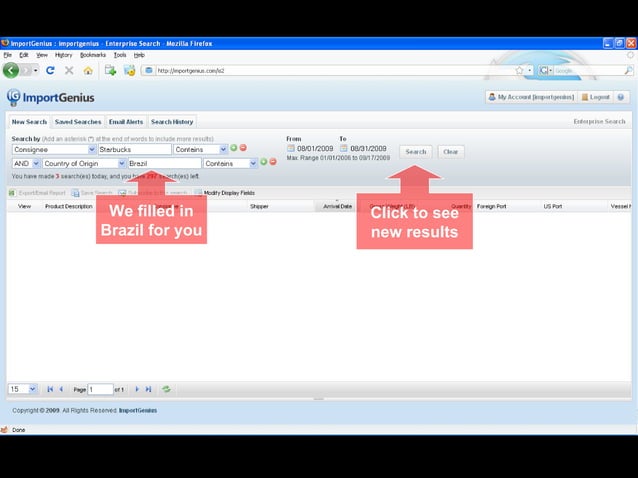 Import Genius Demo Presentation | PPT | Logistics | Business