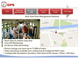 iGPS- Vehicle & Personal Tracking Solution | PPT