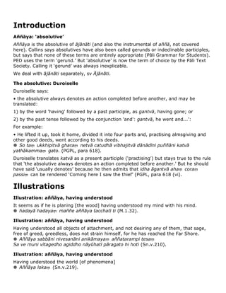 Illustrated Glossary of Pāli Terms 2023 (docx) | PDF