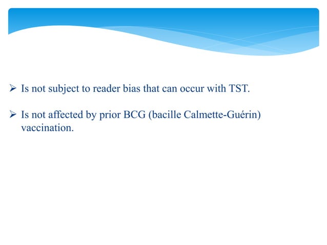 IGRA / TUBERCULIN SKIN TEST. | PPTX | Infectious Diseases | Diseases ...