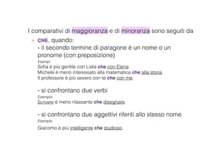 I gradi dell'aggettivo | PDF