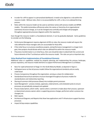IGrafx Performance Management Whitepaper | PDF | Business Operations ...