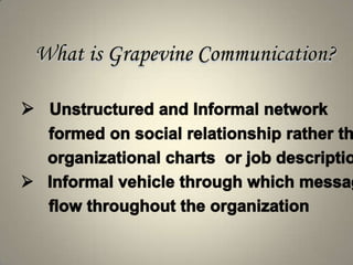 GrapeVine Communication | PPT