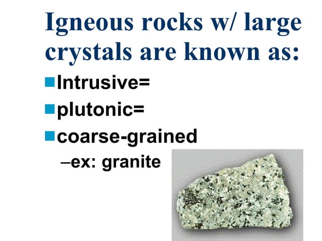 Igneous Rocks | PPT