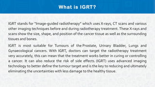 Igrt | PPT | Cancer | Diseases and Conditions